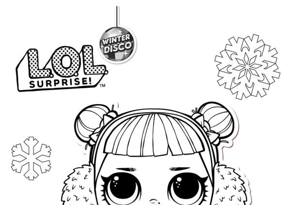 Snow Angel Coloring Sheet – The MGA Shop