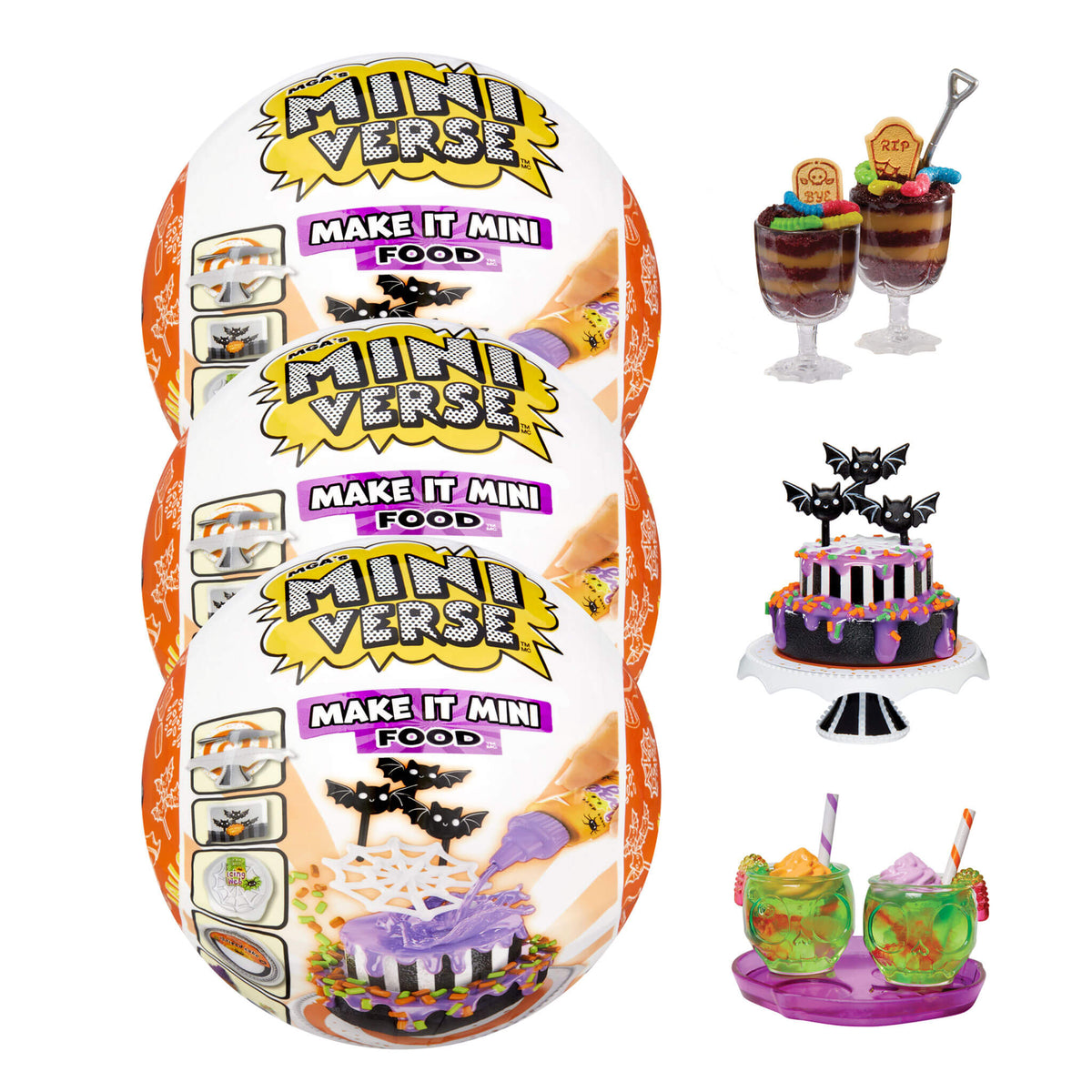 MGA's Miniverse Make It Mini Food Halloween Series 2 Mini Collectibles ...