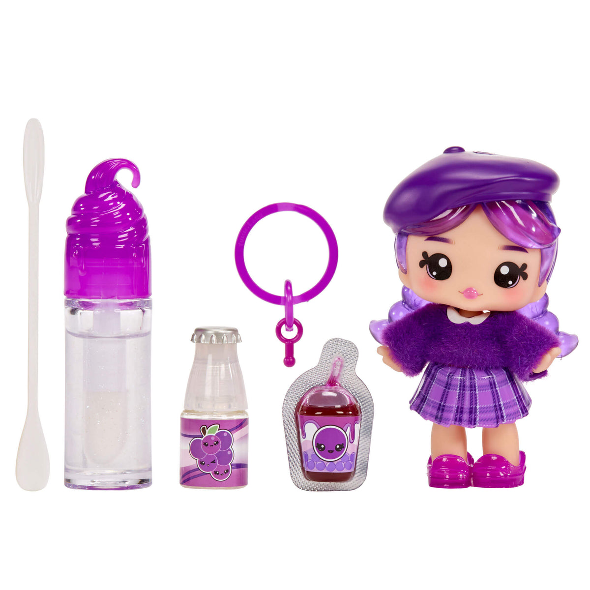 Yummiland Lipgloss Doll Greta Grape - Scented Doll with Lip Gloss – The MGA Shop