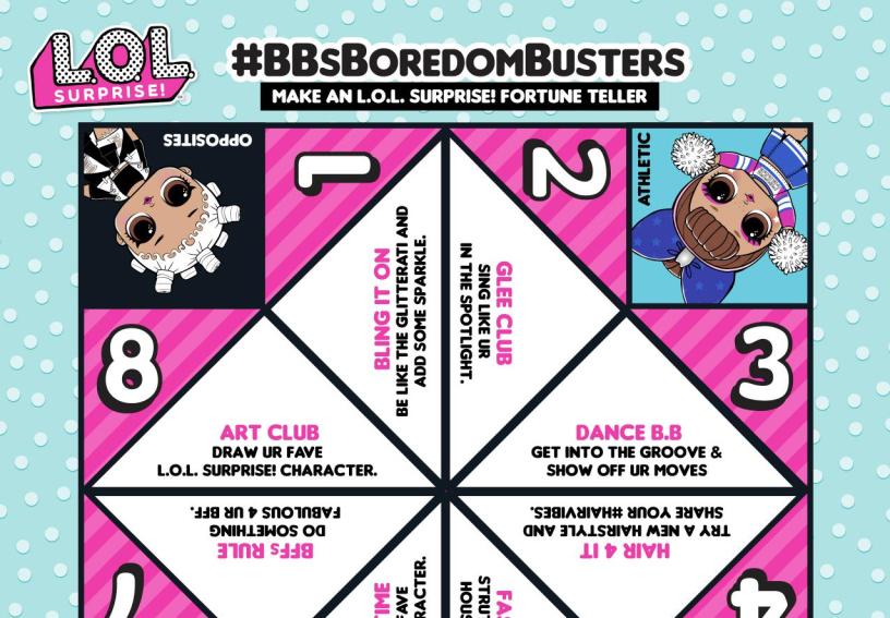 Fortune Teller Sheet – The MGA Shop