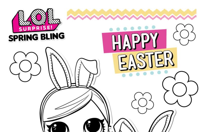 Hops Easter Coloring Sheet – The MGA Shop