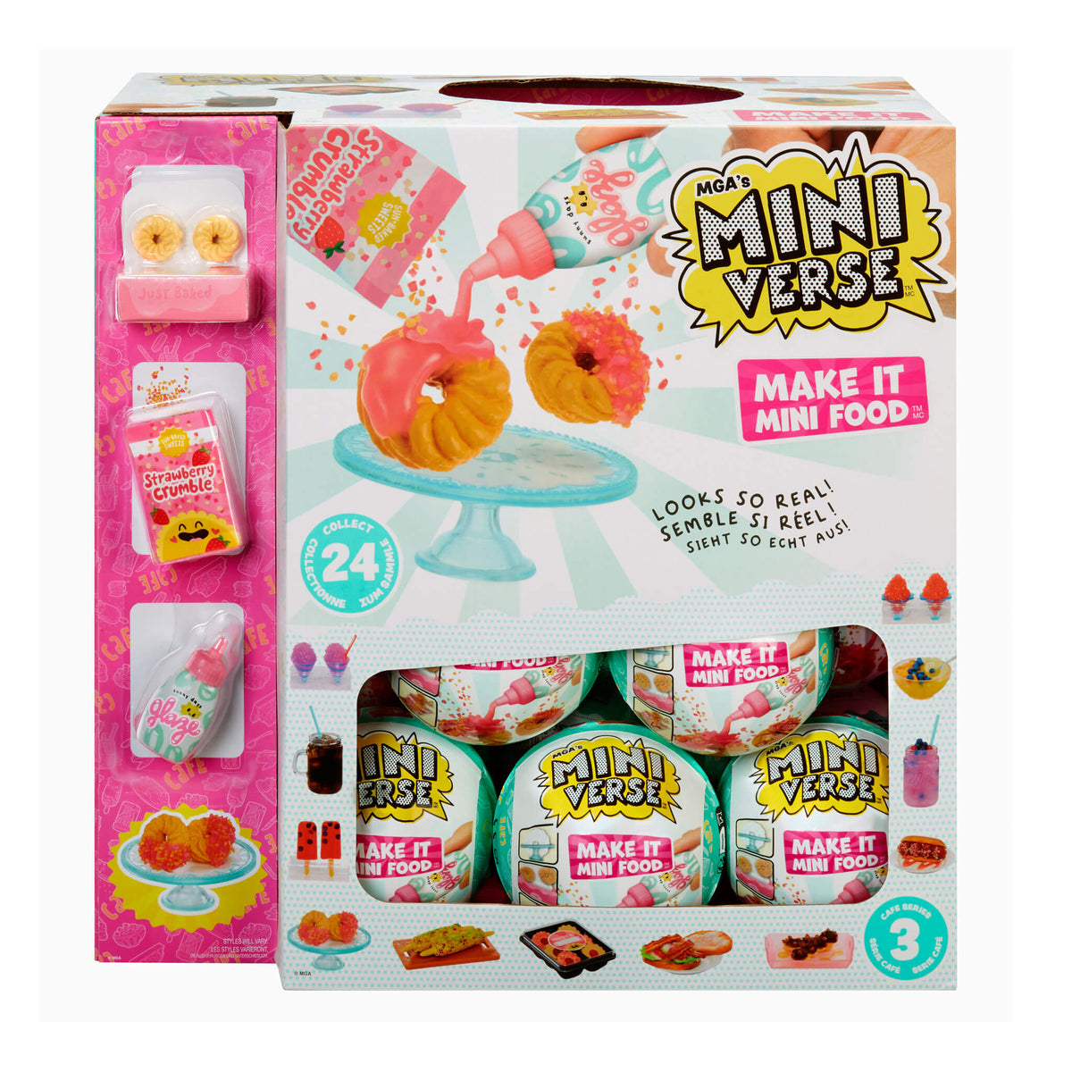 MGA's Miniverse Make It Mini Food Cafe Series 3 Complete Collection ...