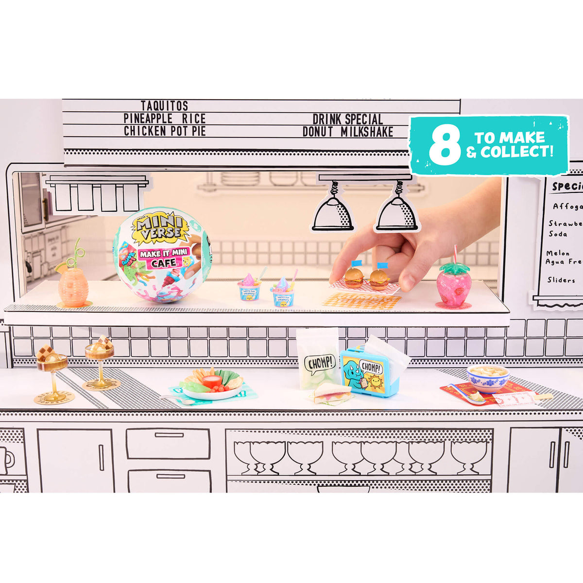 MGA's Miniverse Make It Mini Cafe Series 5 - Collectible Mini Food ...