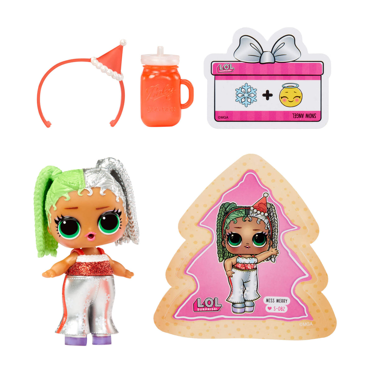 LOL Surprise Holiday Surprise Miss Merry Doll - 8 Surprises & Water ...