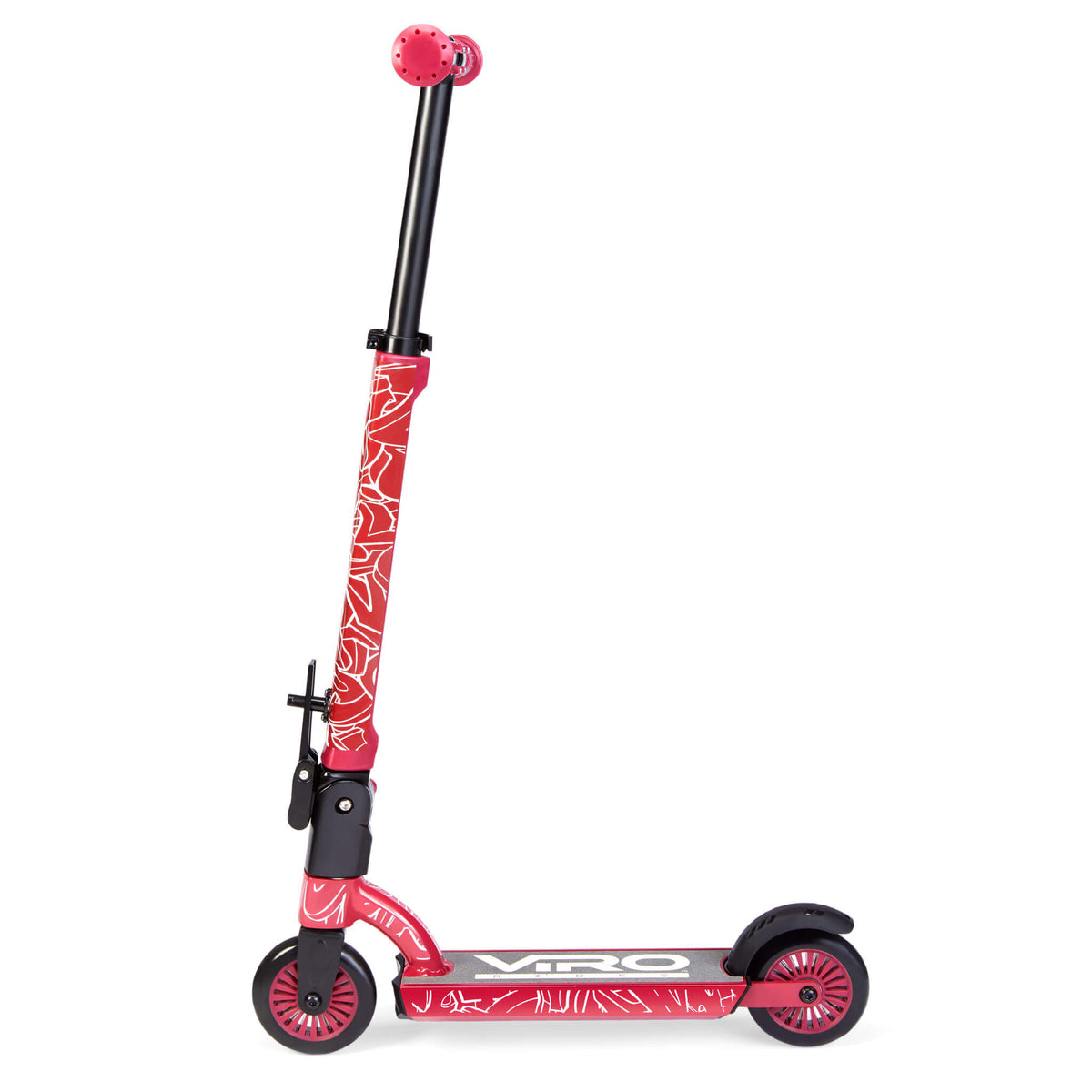Viro Rides Compact Scooter Black and Red – The MGA Shop