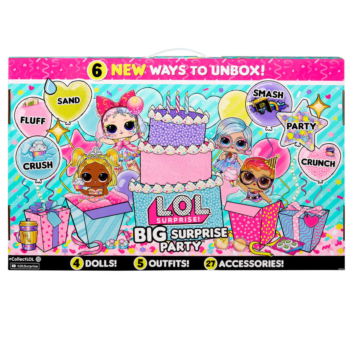 LOL Surprise Big Surprise Party a $100 Value with 4 Collectible Dolls ...